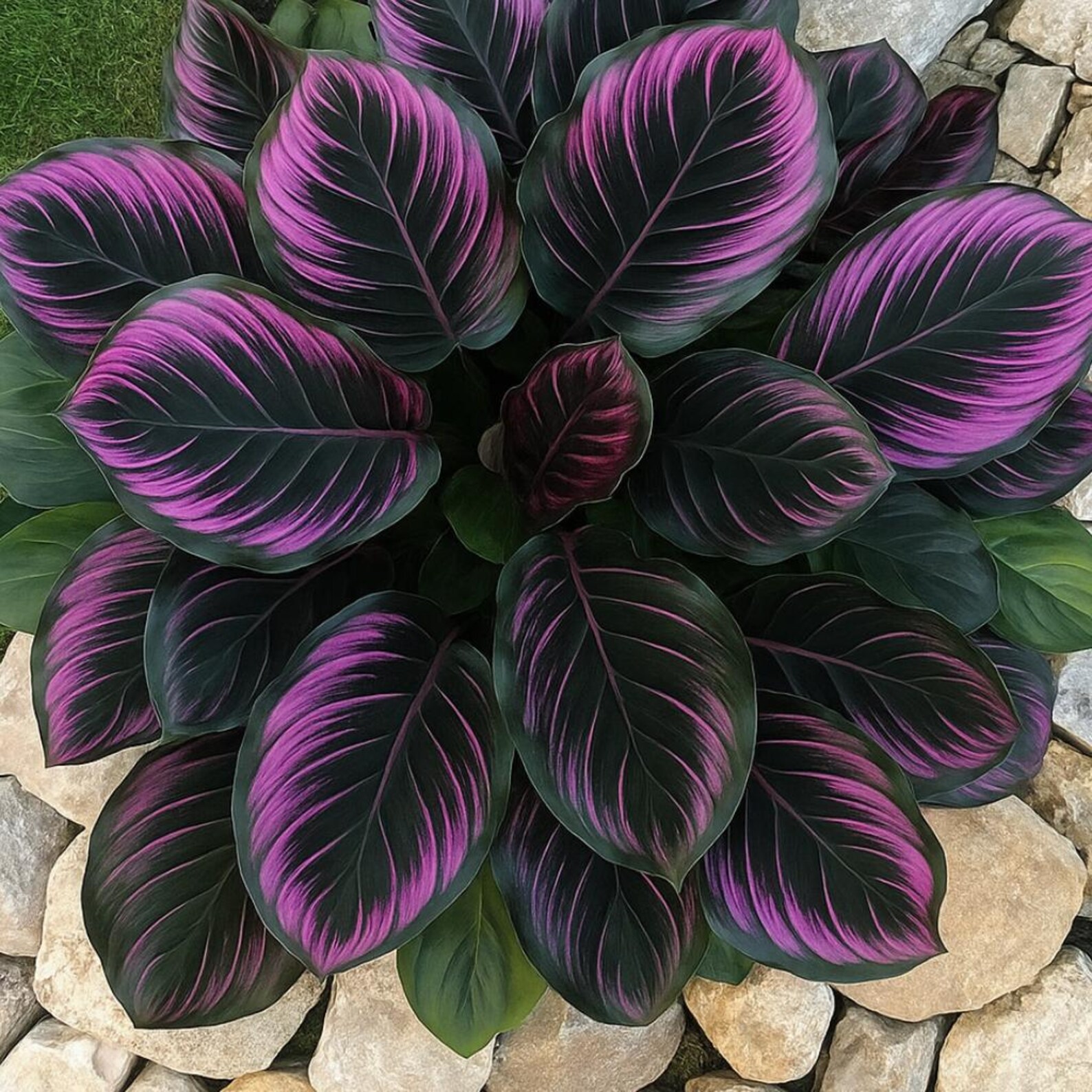 Purple Tip Calathea Couture for Indoor Outdoor 15 Seeds - Etsy
