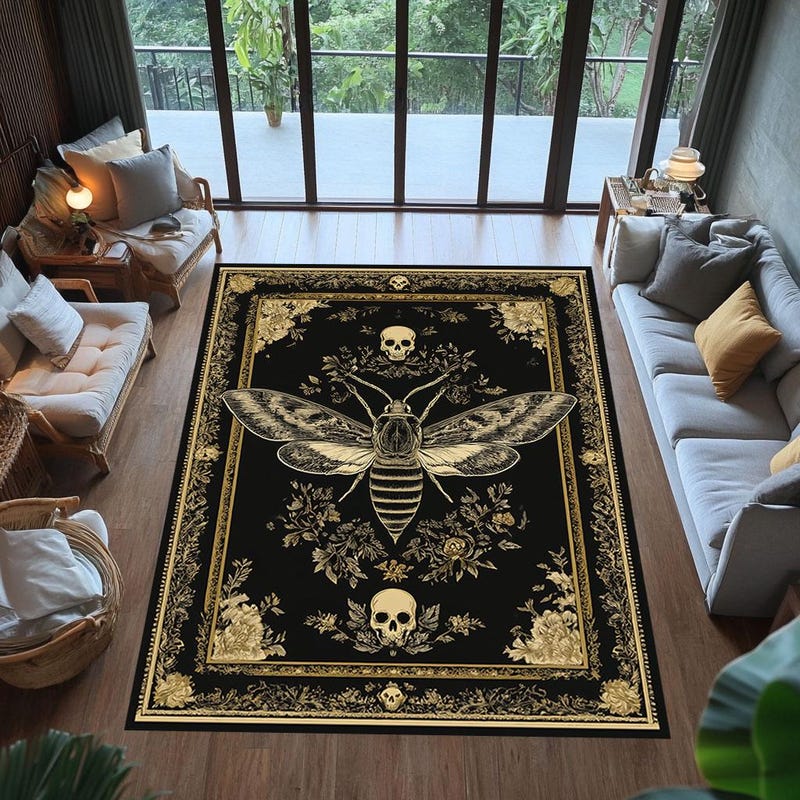 Gothic Rug - Etsy