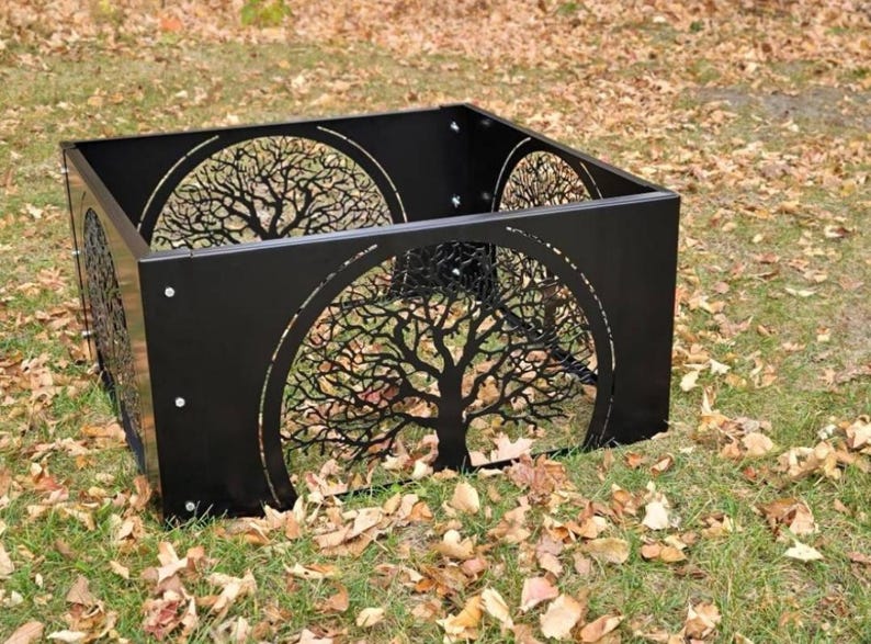 Custom Metal Tree Fire Pit, 16-gauge Steel, Easy Assembly - Etsy
