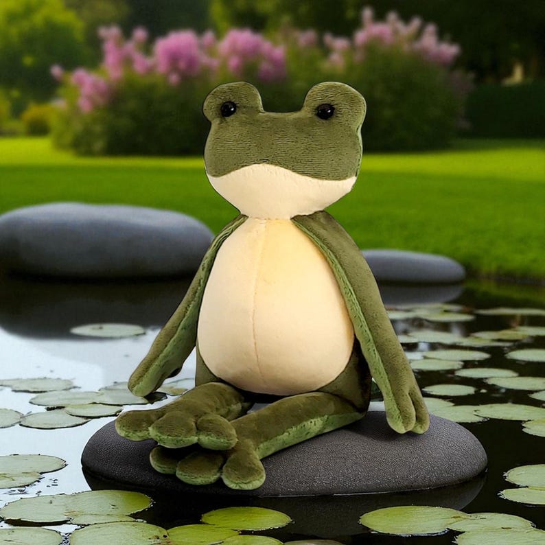 Frog Plush Sewing Pattern, Easy Soft Animal Sewing Template 5 Sizes - Etsy