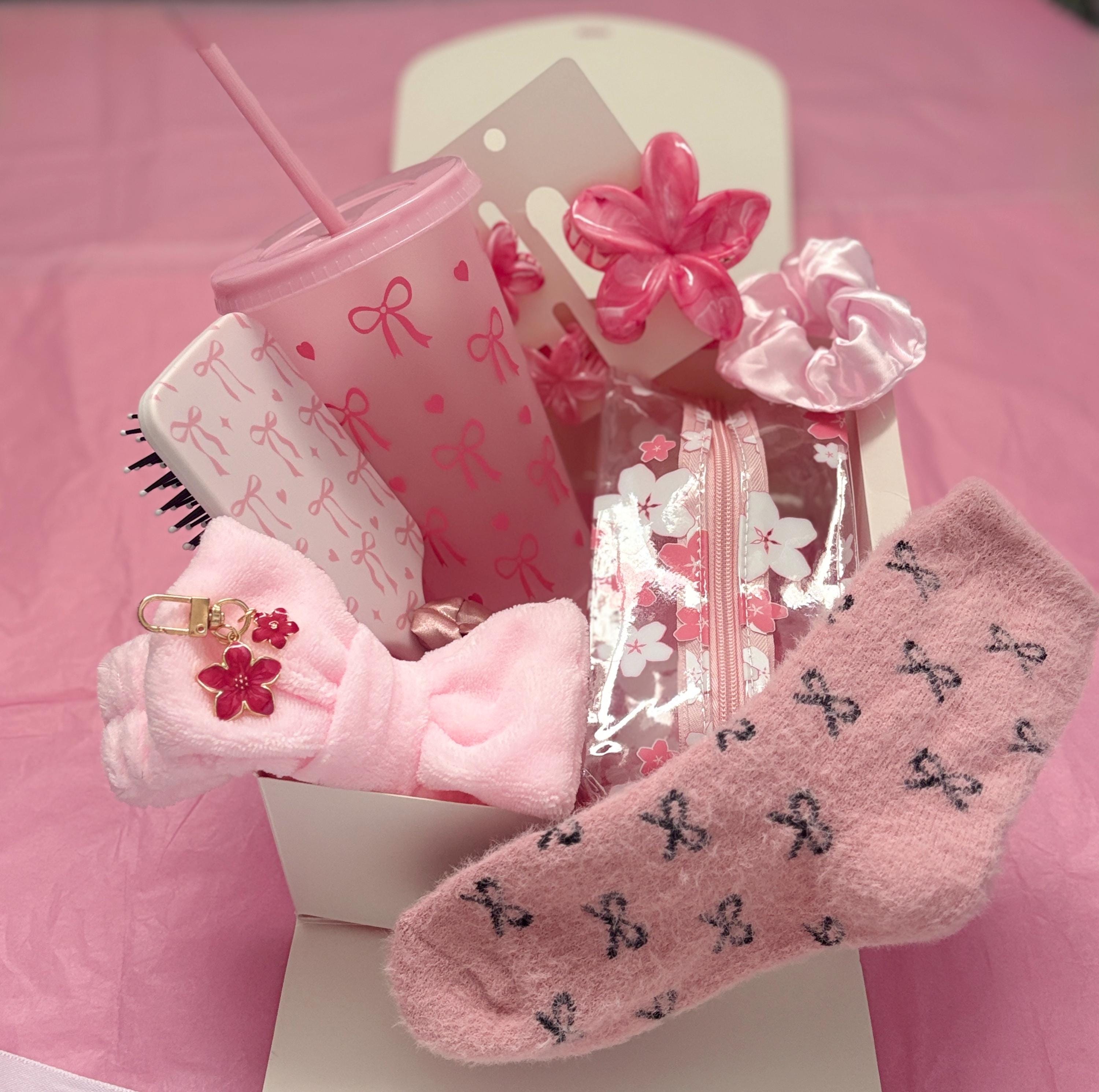 PINK HAMPER: Birthday Hamper, Teen Girls Hamper, Teen Girls Giftbox ...