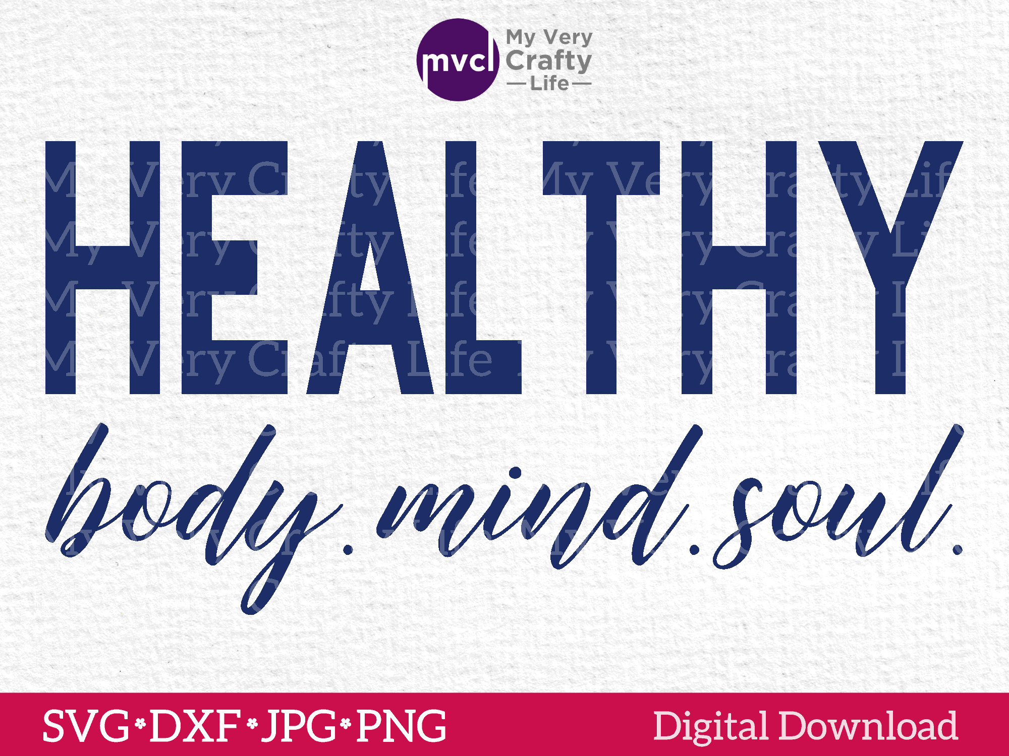 Healthy Body Healthy Mind Poster For Kids