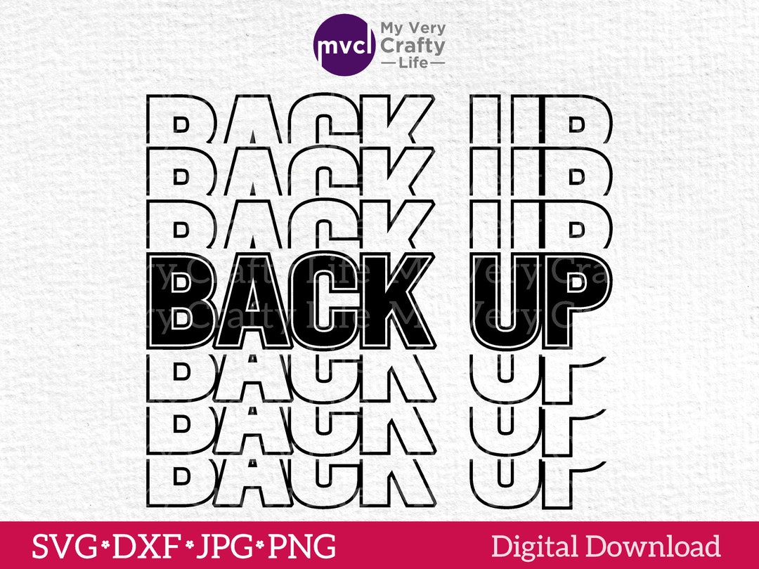 Back up SVG: Social Distancing Echo Design (digital Files) - Etsy