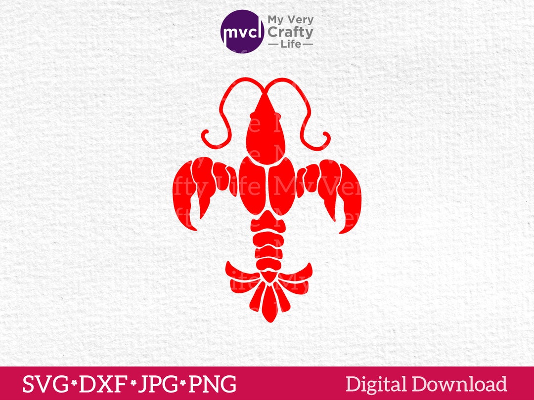 Crawfish SVG, Fleur De Lis Svg, Cajun Svg, Cutting Files for Machines ...