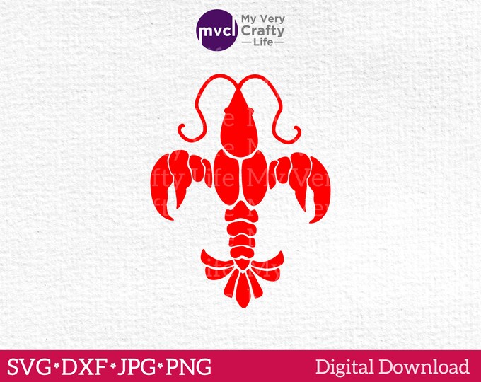 Crawfish SVG, Fleur De Lis Svg, Cajun Svg, Cutting Files for Machines ...