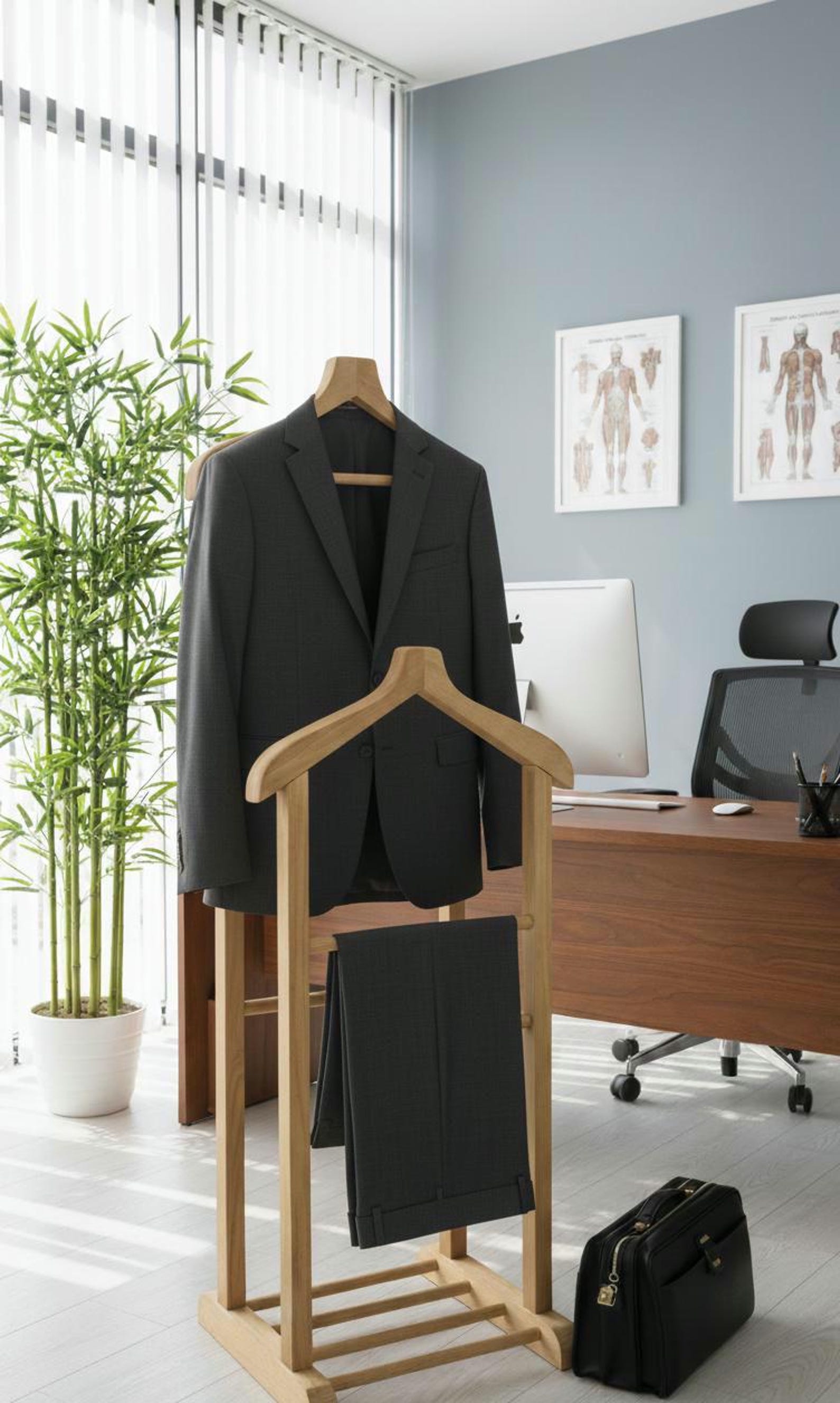 Handmade Valet Stand – Modern Clothes Organizer - Etsy