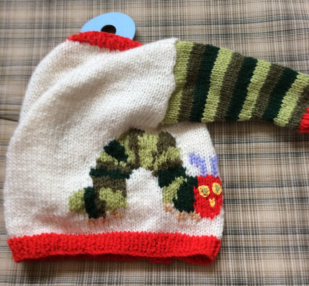 PDF Instant Download Knitting Pattern Hungry Caterpillar Cardigan ...