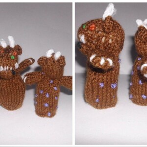 PDF GRUFFALO Finger Puppets Knitting Pattern - Etsy UK