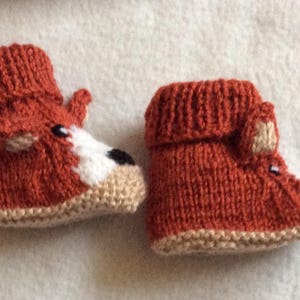 PDF Fox Cub Sweater Set Knitting Pattern Instant Download. Jumper Hat ...