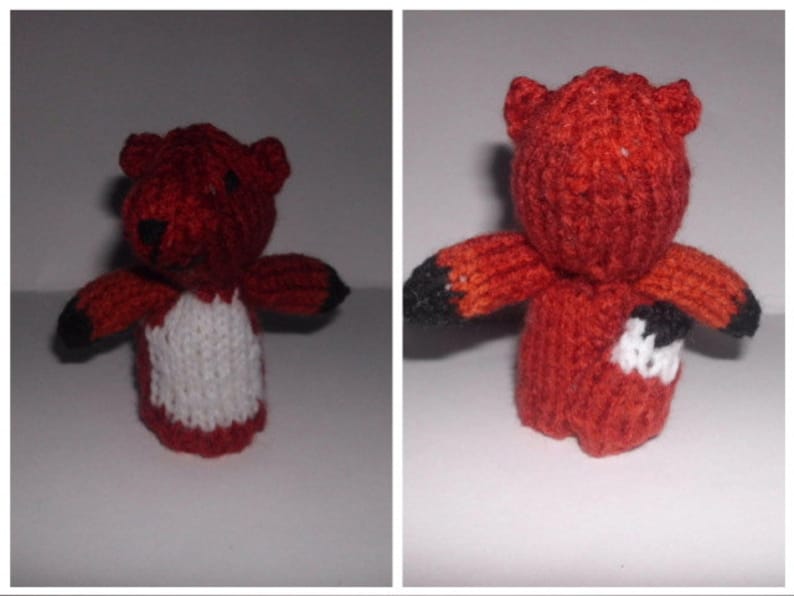 PDF GRUFFALO Finger Puppets Knitting Pattern - Etsy UK