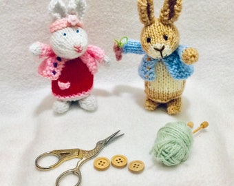 Instant Download PDF KNITTING PATTERN to Make Peter Rabbit - Etsy