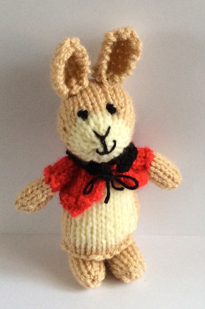 PDF INSTANT DOWNLOAD Peter Rabbit & Lily Rabbit Knitting Pattern - Etsy