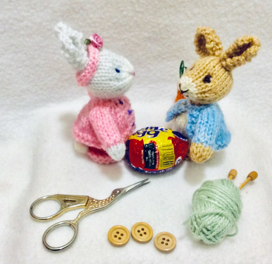 PDF INSTANT DOWNLOAD Peter Rabbit & Lily Rabbit Knitting Pattern - Etsy