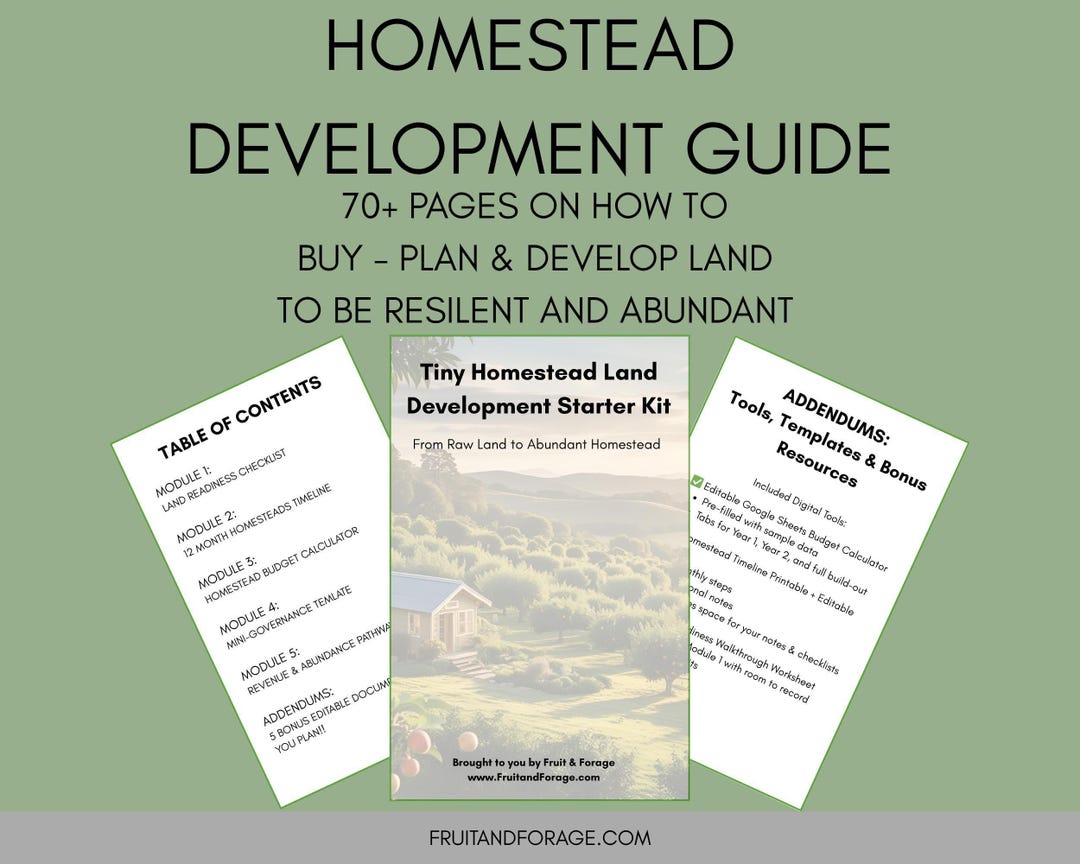Land Buying Checklist + Tiny Home Zoning Guide - Etsy