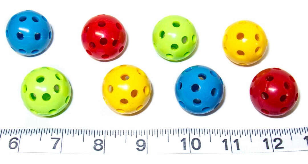 10 Mini Pinballs: Colorful Parrot & Bird Toy Parts - Etsy