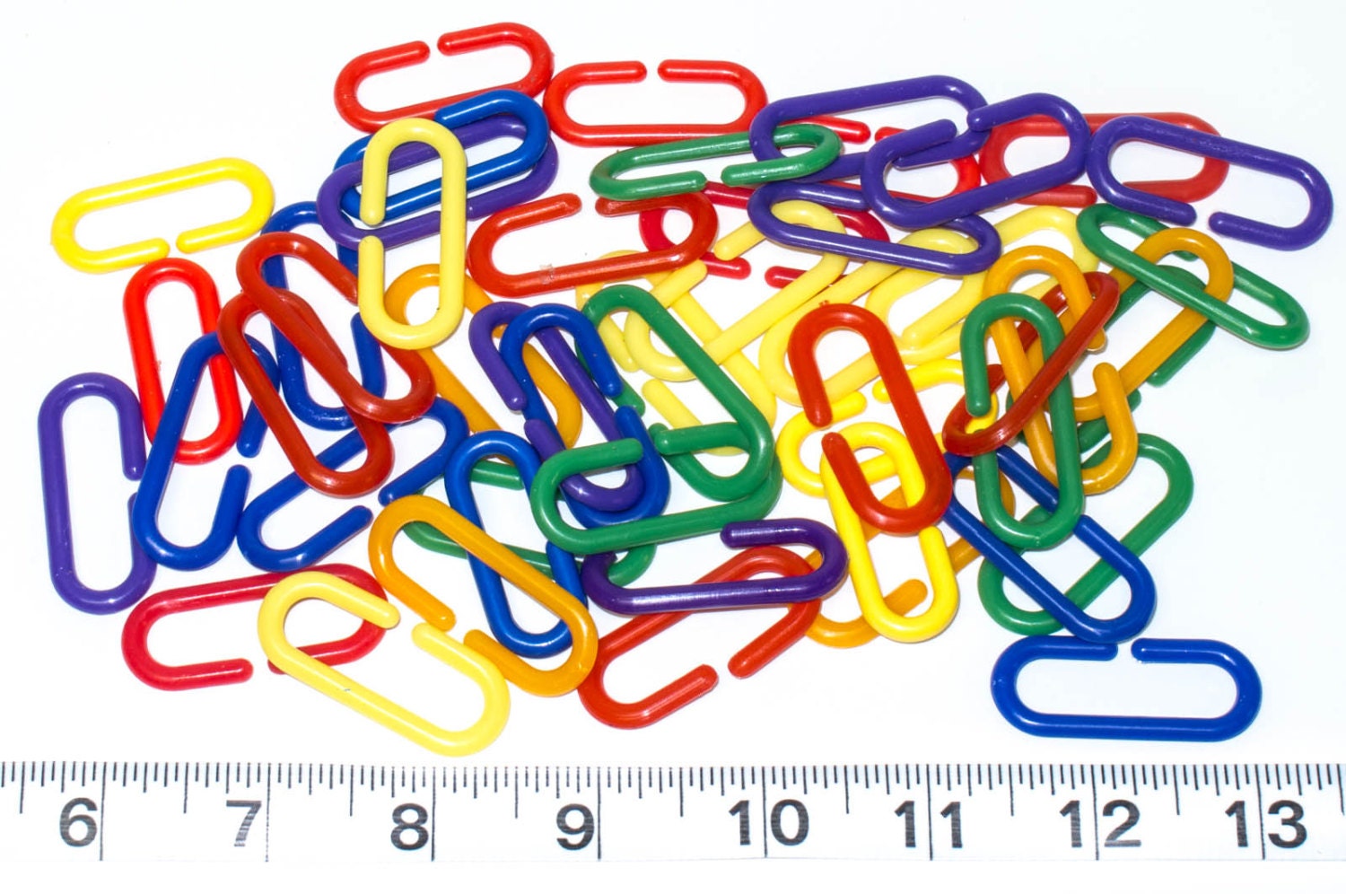 20 Plastic Birdie Link Clips Toy Hangers Crafting Parrot Toys and Bird ...