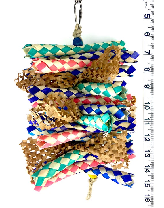 Frizzle Frazzle Forager by Cheep Thrills Bird Toys | Etsy