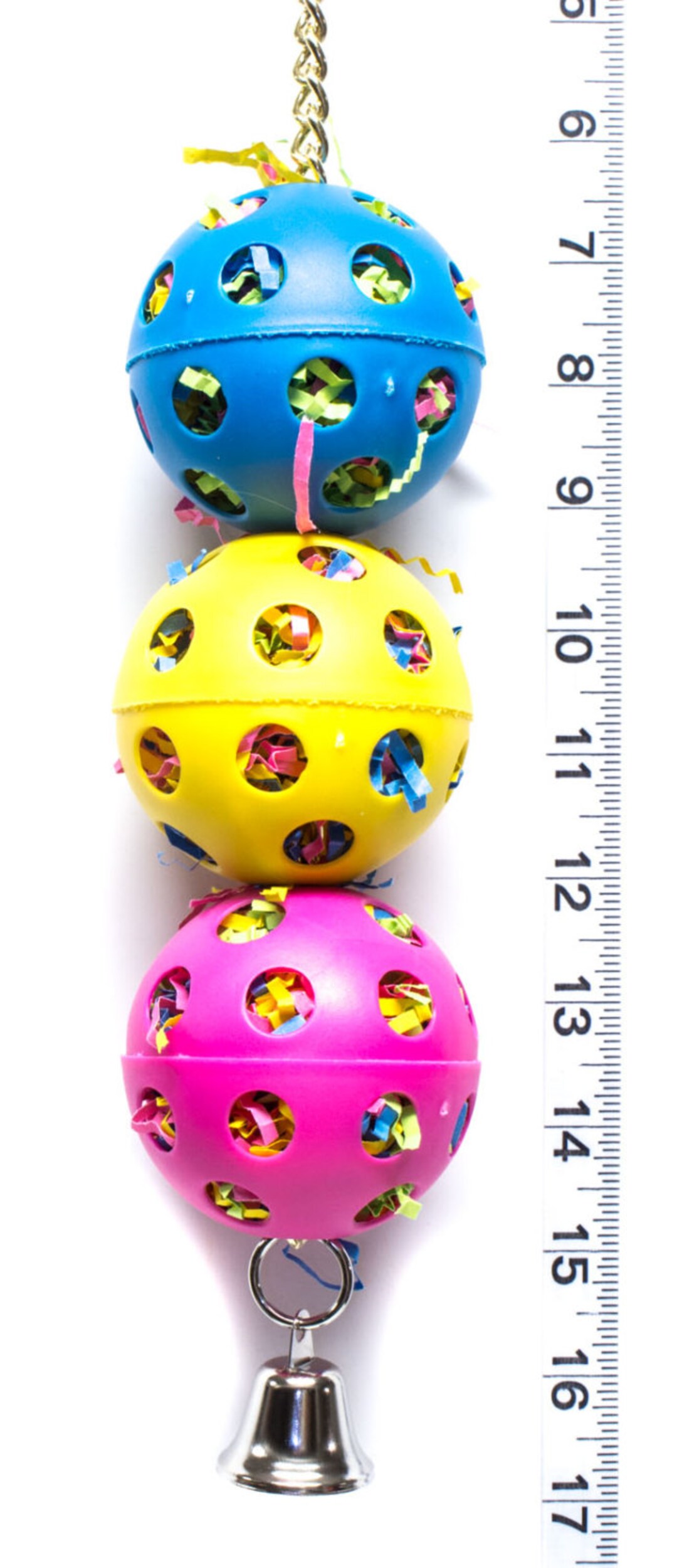 Triple Ball Stack by Cheep Thrills Bird Toys - Etsy