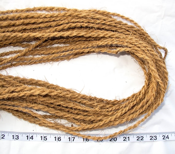 50 Feet Natural Coconut Fiber Rope Crafting Parrot Toys | Etsy