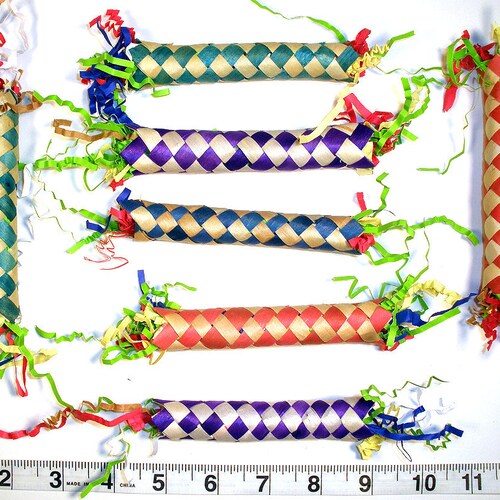 5 Bamboo Firecracker Talon Toys Bird Toys for Pet Parrots by | Etsy