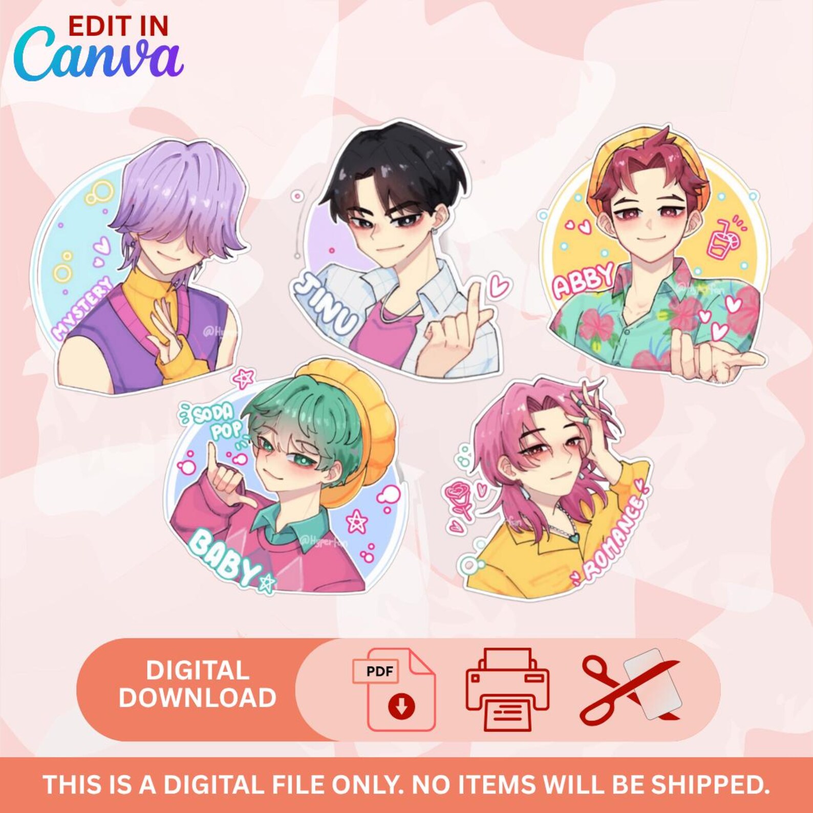 Saja Boys Anime Topper - Etsy