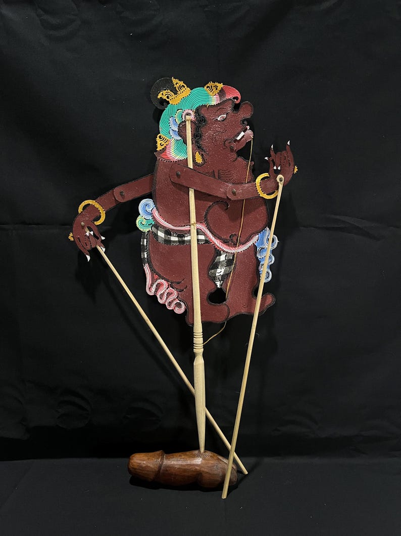 Balinese Wayang Kulit Merdah – Handcrafted Leather Shadow Puppet ...