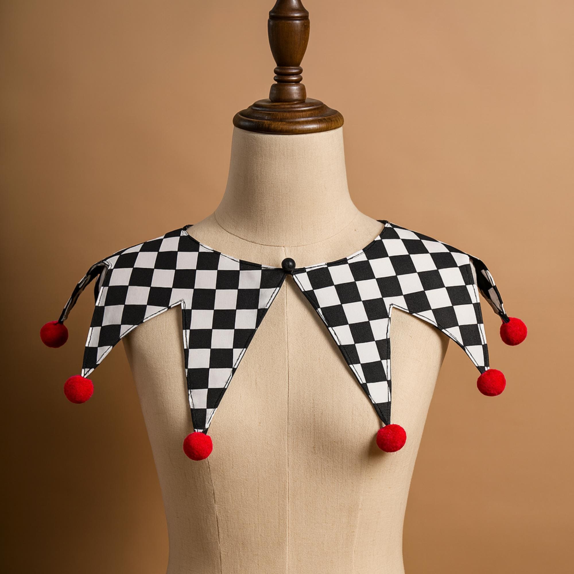 Colorful Jingle Bell Clown Collar | Elastic Jester Neck Piece for ...