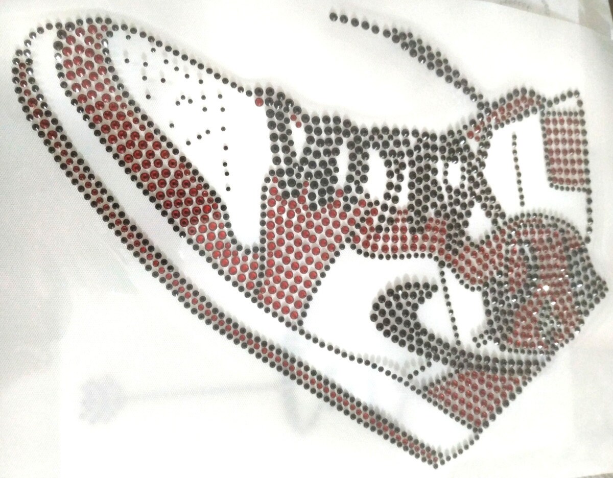 Sneaker. Pattern to Make Rhinestones Hotfix Iron on Motif, Rhinestone ...