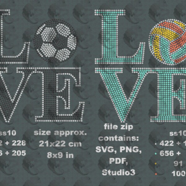 Rhinestone Soccer - Etsy