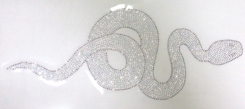 Snake. Pattern to Make Handmade Rhinestones Hotfix Motif And/or ...