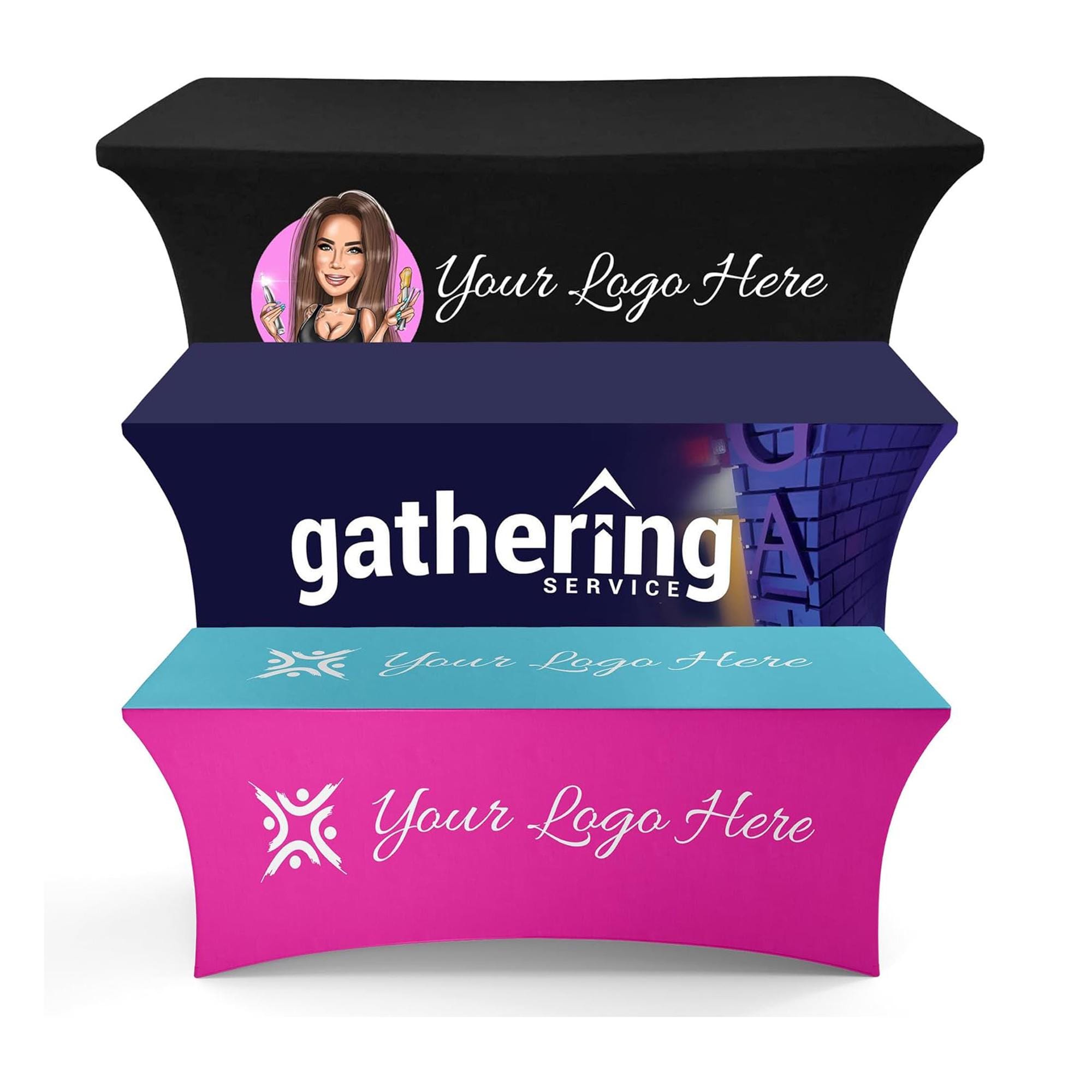 Personalized Logo Tablecloth: Custom Business Event Display - 6 FT - Etsy