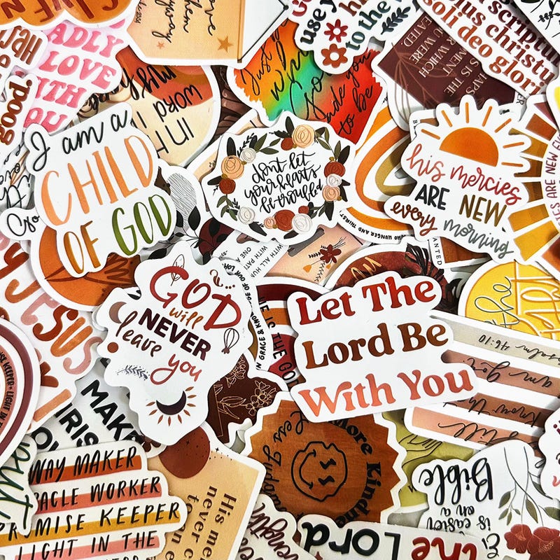 Stickers para biblia. versículos bíblicos, stickers cristianos - Etsy ...