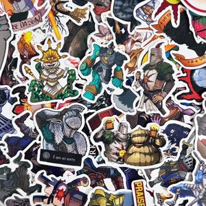 50pcs Dark Souls Stickers, Knight Warrior Stickers, Fantasy RPG ...