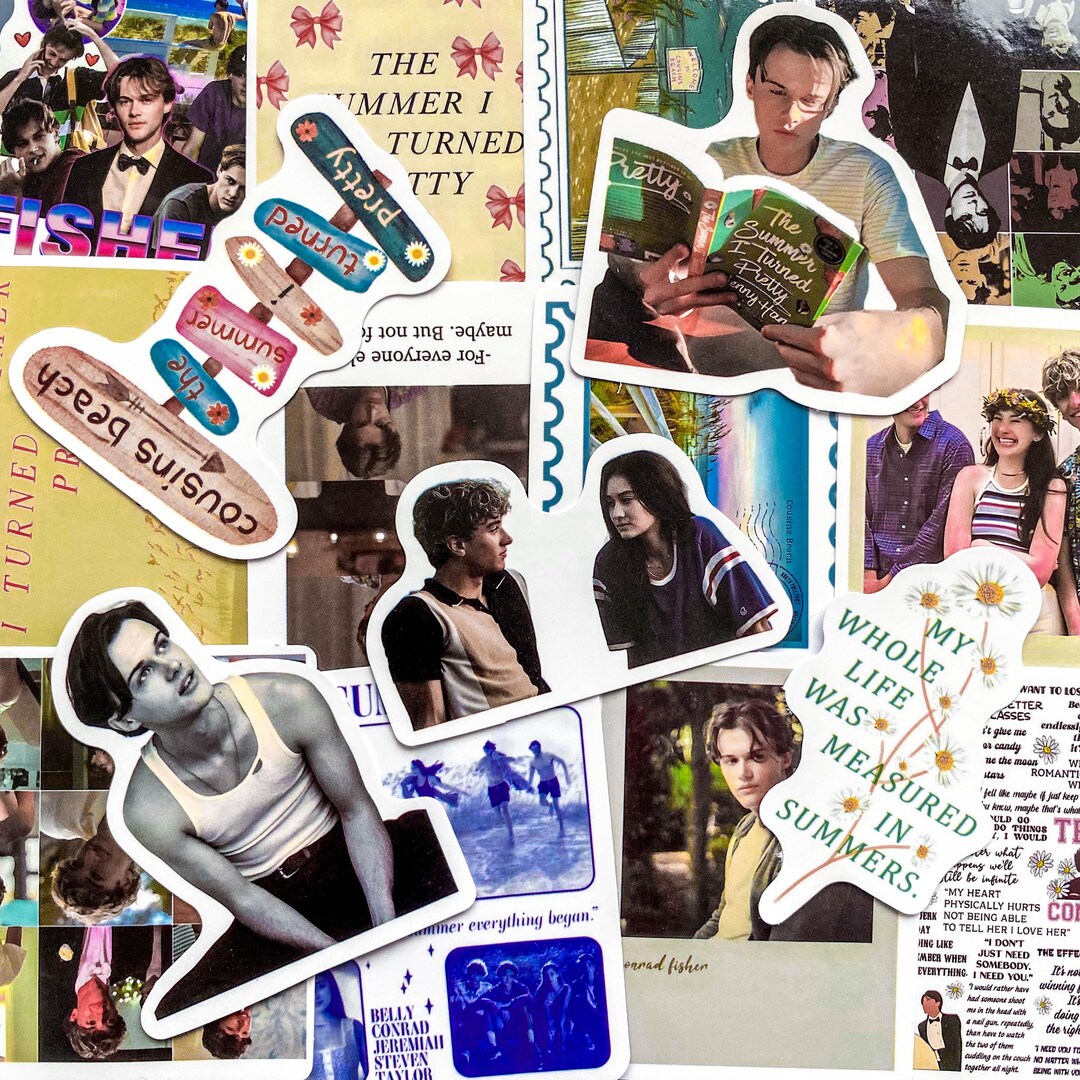 50pcs Conrad Fisher Stickers, Summer Romance Stickers, TV Show Fan ...