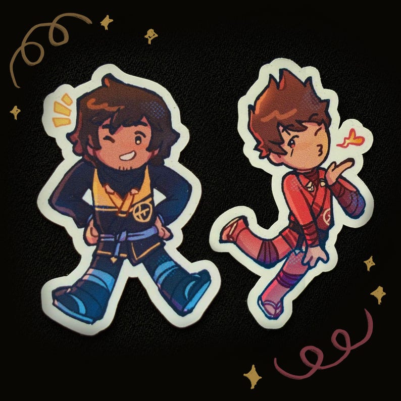 Ninja Dragons Rising Stickers - Etsy