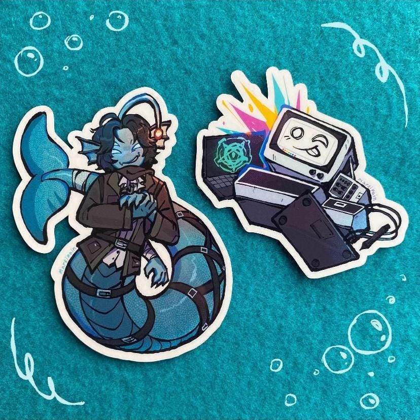 Roblox Pressure - Sebastian Solace and Painter Stickers - Etsy