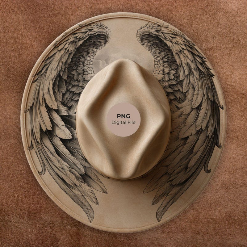 Hat With Wings - Etsy