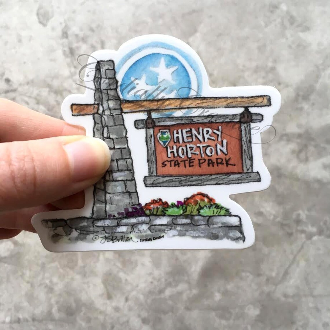 Henry Horton Sticker TN State Park Vinyl Water and - Etsy