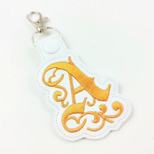 Butterfly Key Fob Machine Embroidery Design ITH in the - Etsy