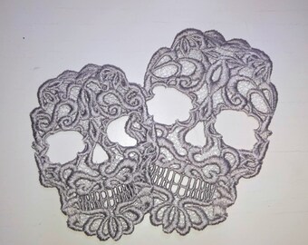 Lace skull | Etsy