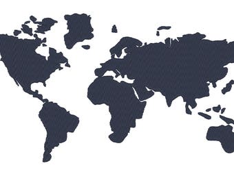 World embroidery | Etsy