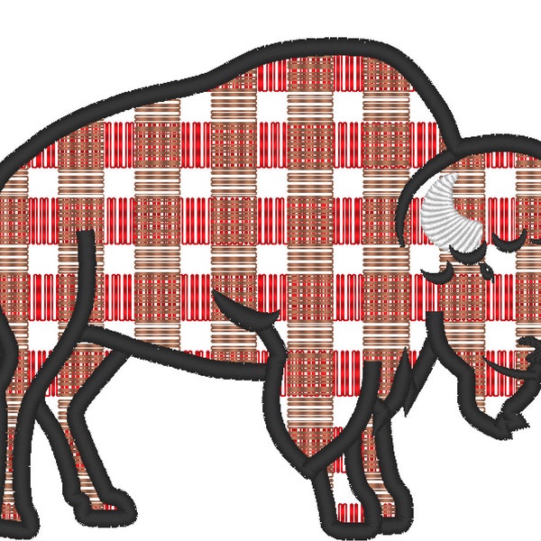 Buffalo Applique - Etsy