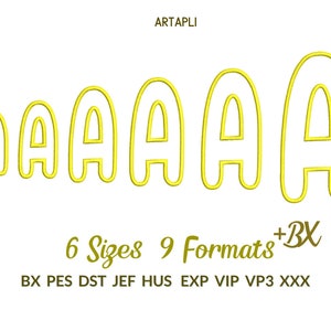 Big Baby Applique Font Machine Embroidery Designs Kids Outfit Monogram ...
