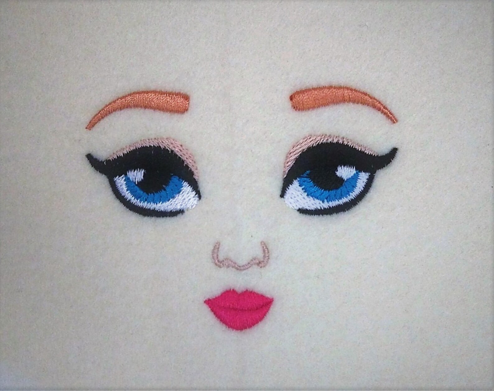 Doll Face, Doll Eyes 3 Types Machine Embroidery Designs for Hoop 4x4 ...