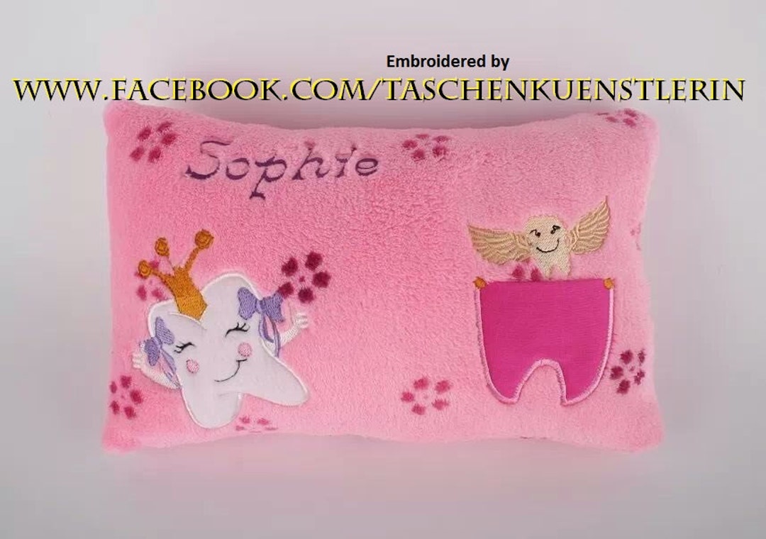 Tooth Fairy Pocket Embroidery Design, Fairy Flaying Out - Machine ...