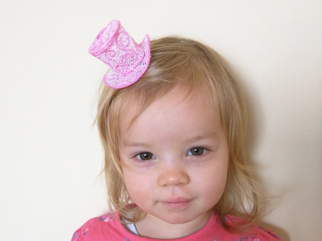 Lace Top Hat FSL, Free Standing Embroidery Design 4x4 Used With Water ...