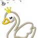 Swan Embroidery Appliqué Designs, Swan Pattern Applique Machine ...