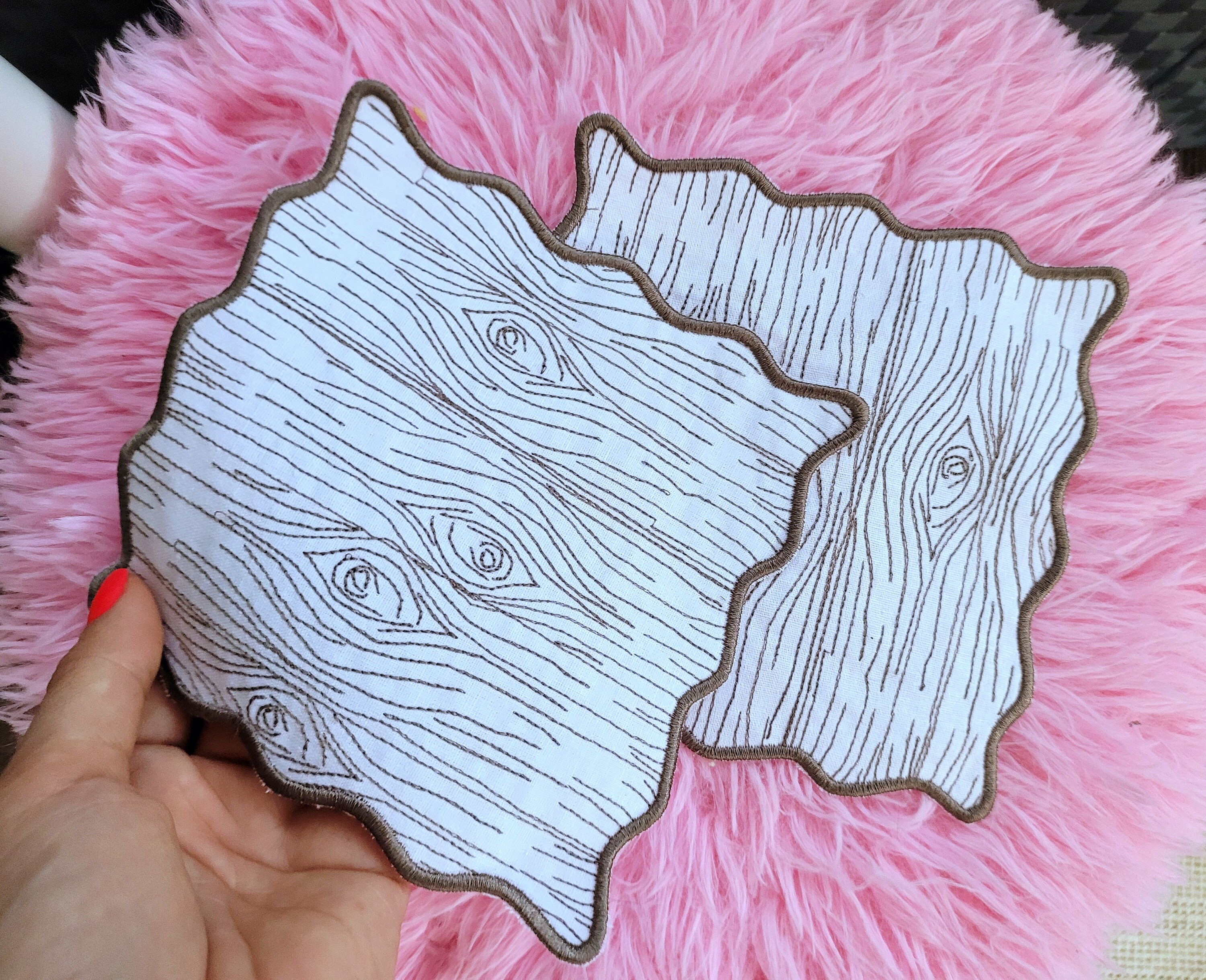 Waves Wooden Template Napkin Coaster Doily Round Shape In Assorted Waves Wooden Template Napkin Coaster Doily Round Shape In Assorted
