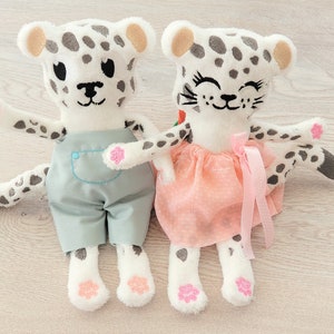 Pretty Leopards 2 Different Types ITH Embroidery in the Hoop Machine ...