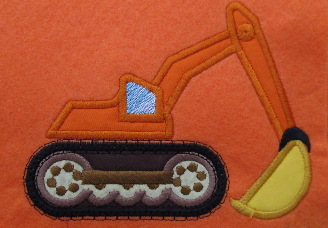 Backhoe and Tractor, Set 2 of Construction Equipment - Machine ...